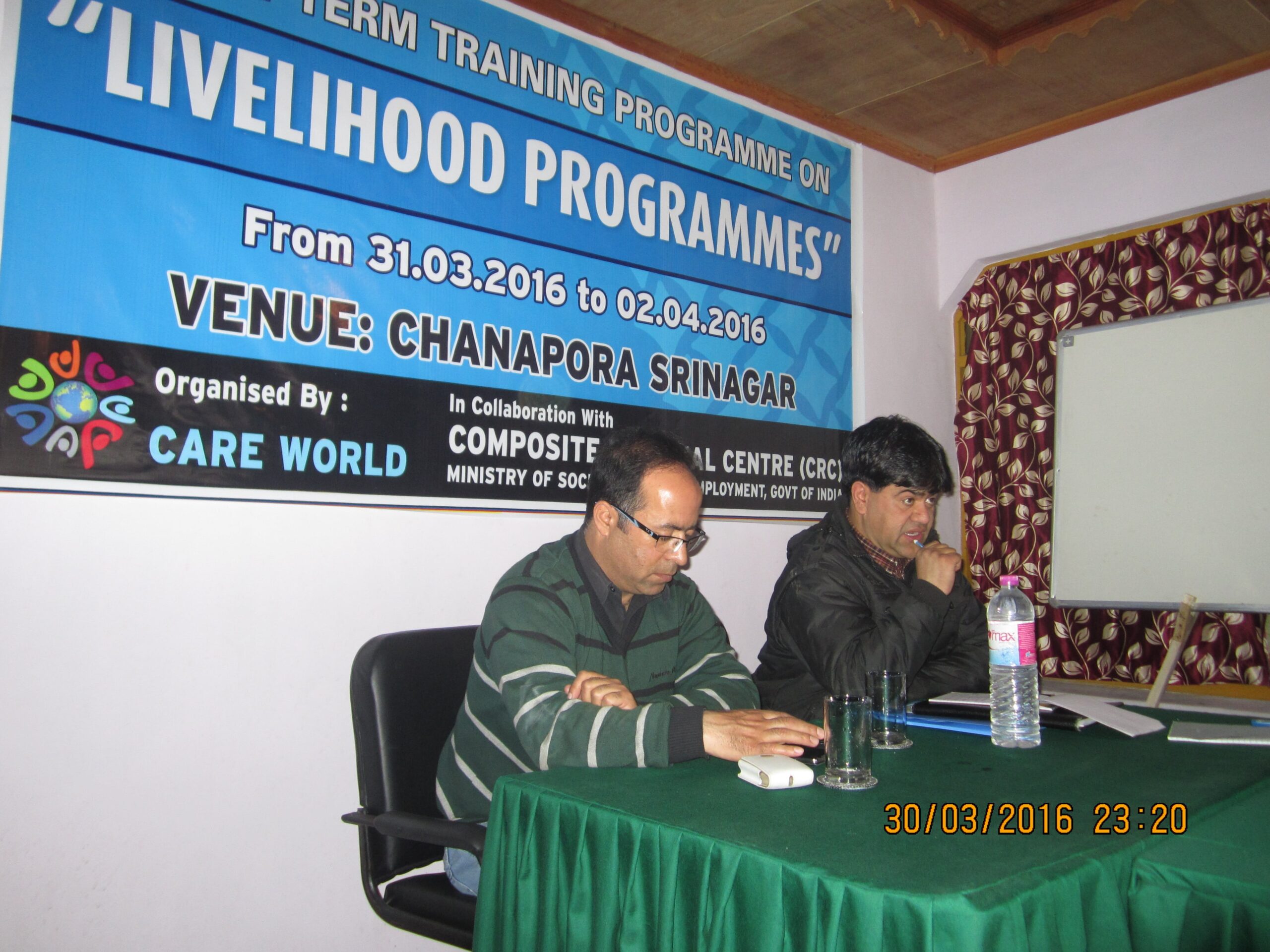 Short Term Programme on Livelihood Programmes - Care World